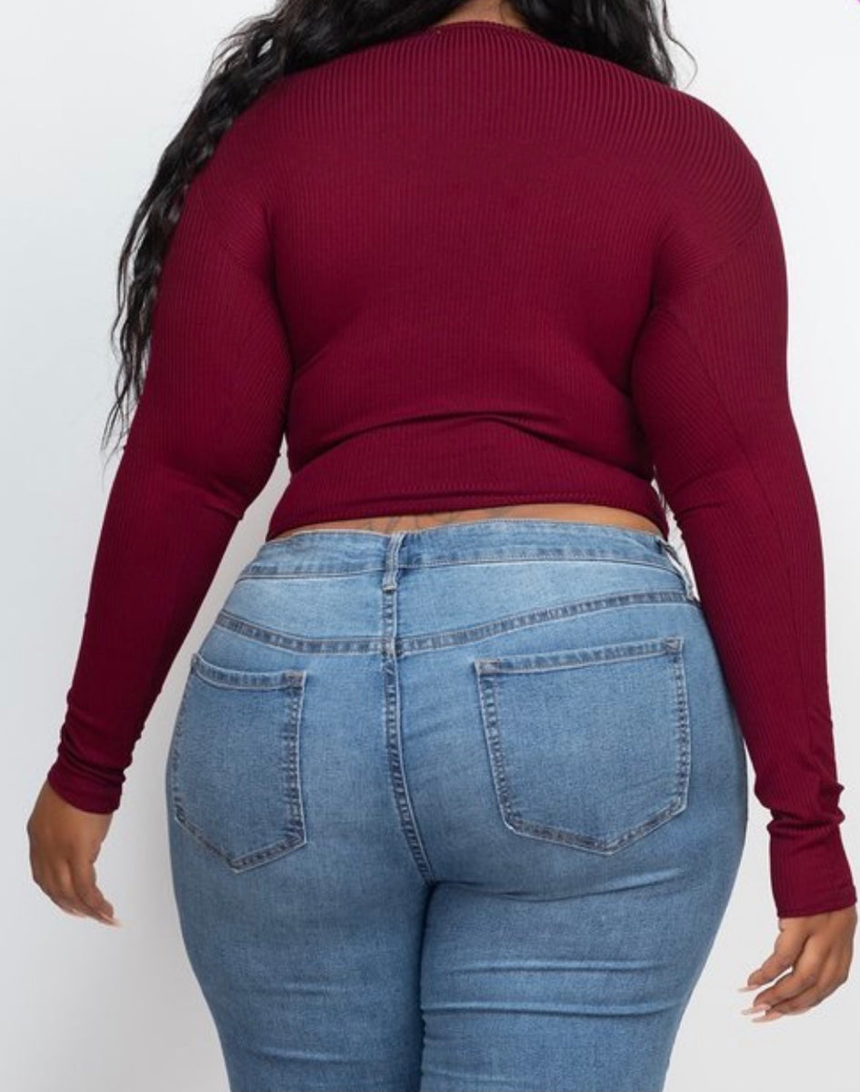 Lovable Curvez Shirred Cropped Top – Lovable Threadz & Thingz